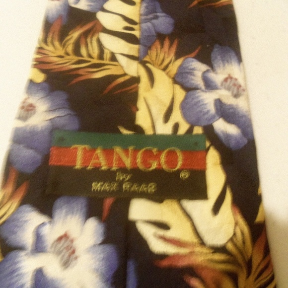 Tango by Max Raab | Accessories | Tie With Flowers And Feathers Tango ...